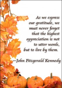 25 Thanksgiving, Gratitude Quotes – Live Intentionally